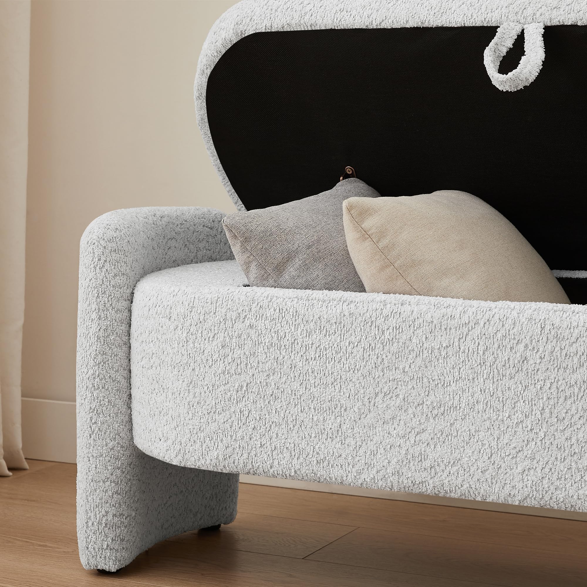 Snapklik.com : CALABASH Storage Bench, 47" Ottoman Bench For End Of Bed ...