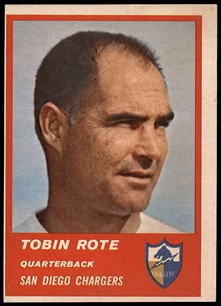 Amazon.com: 1963 Fleer Regular (Football) card#68 Tobin Rote of the San ...