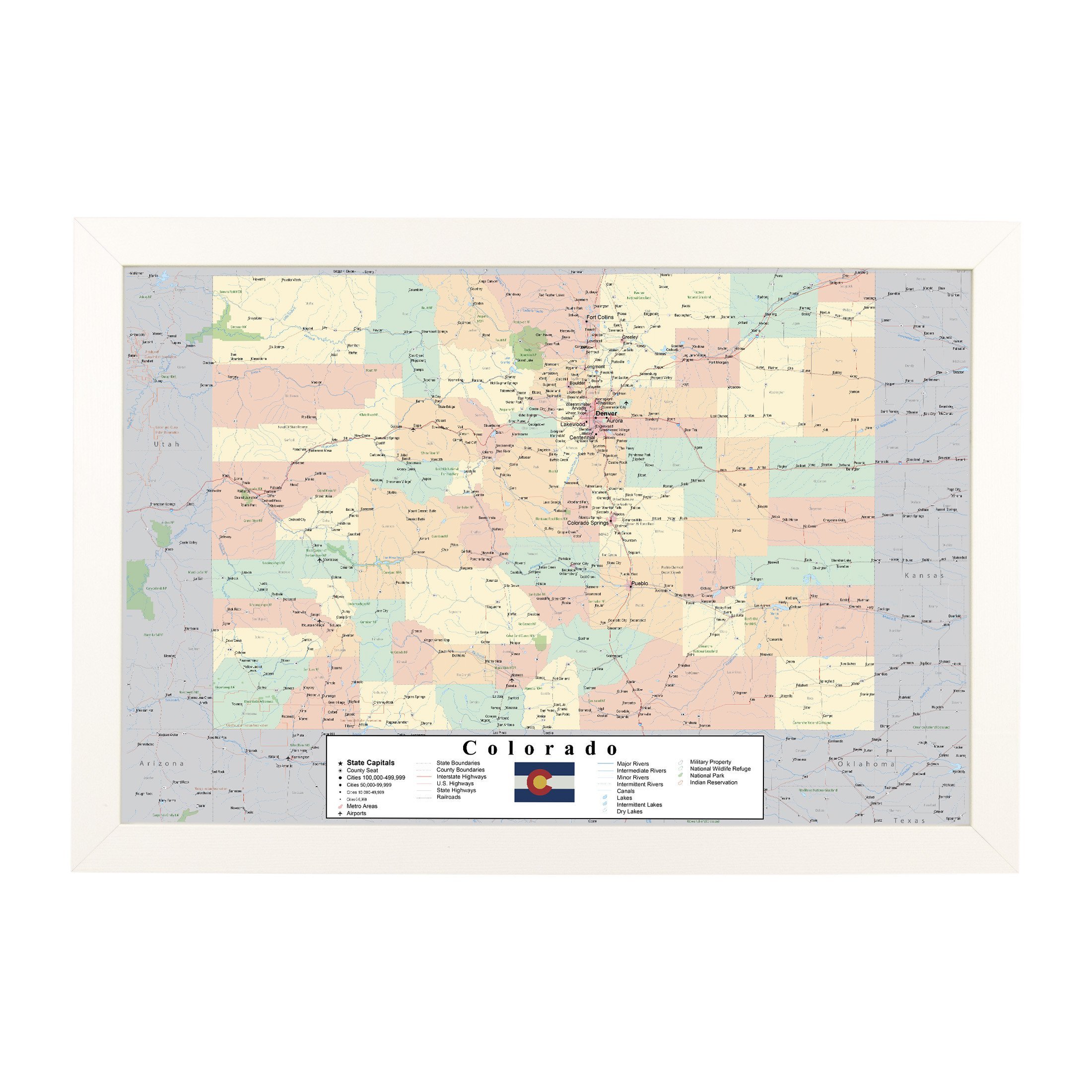 Colorado Tourist Map Boulder Colorado City Plan Sightseeing Info C.