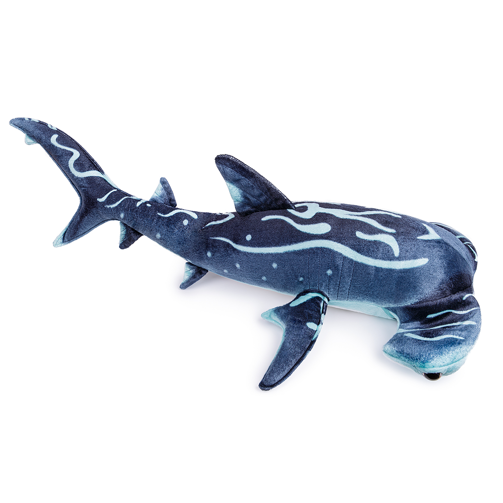 Stuffed Animal Shark PuffPurrs Lifelike Hammerhead Shark Plush Toy ...