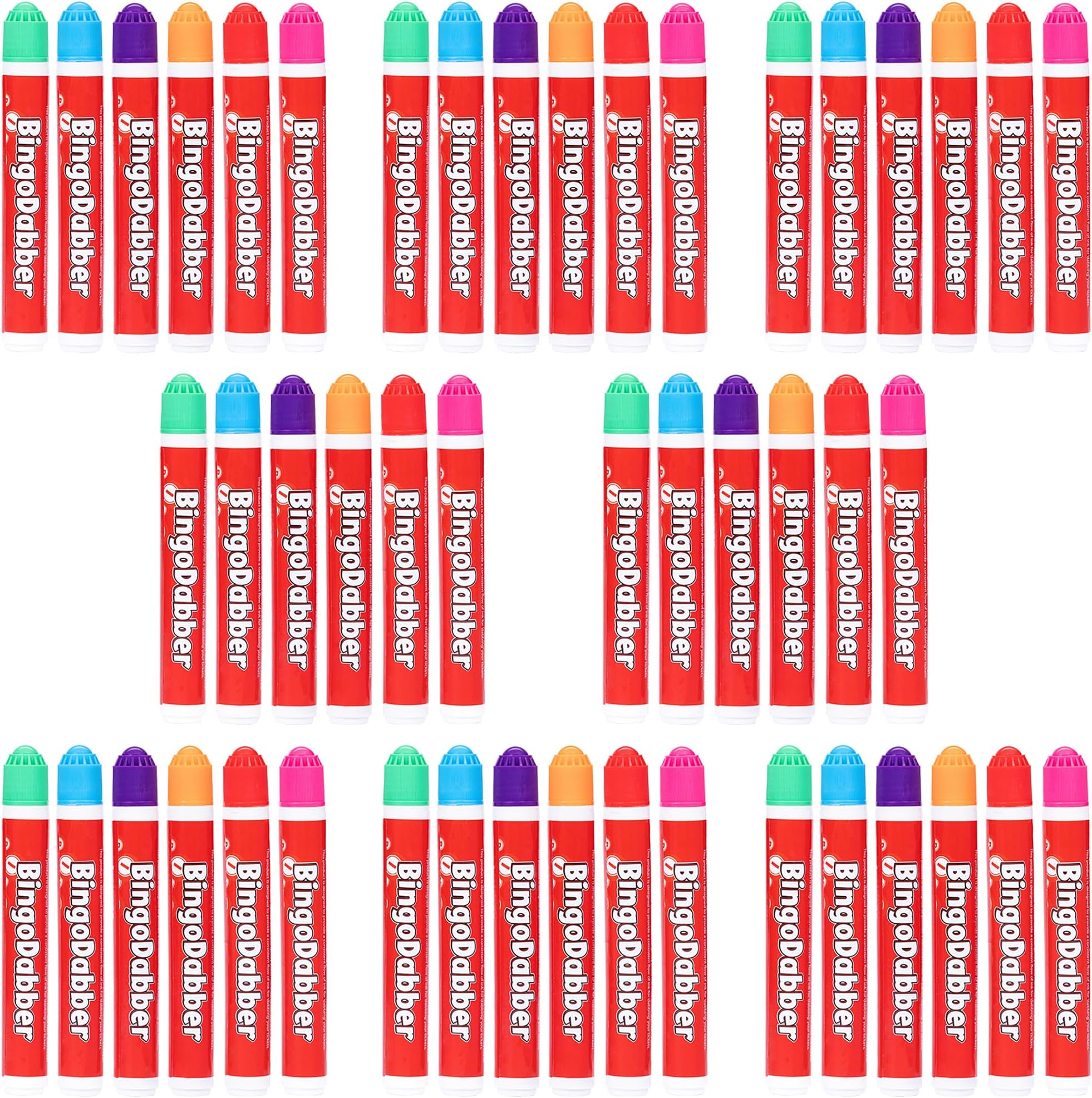 evelay Bingo Dabbers Markers Mixed Colours Pens for Bingo Tickets Games ...