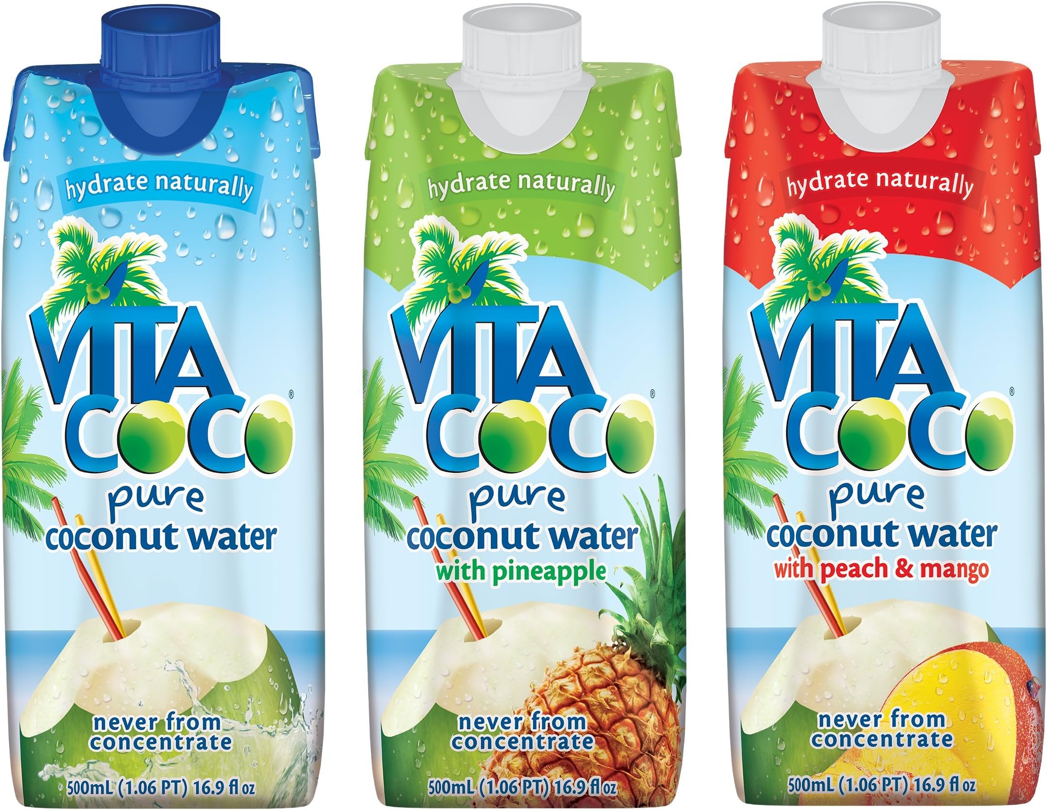 Amazon.com : Zico 100% Coconut Water, No added Sugar, Refreshingly ...