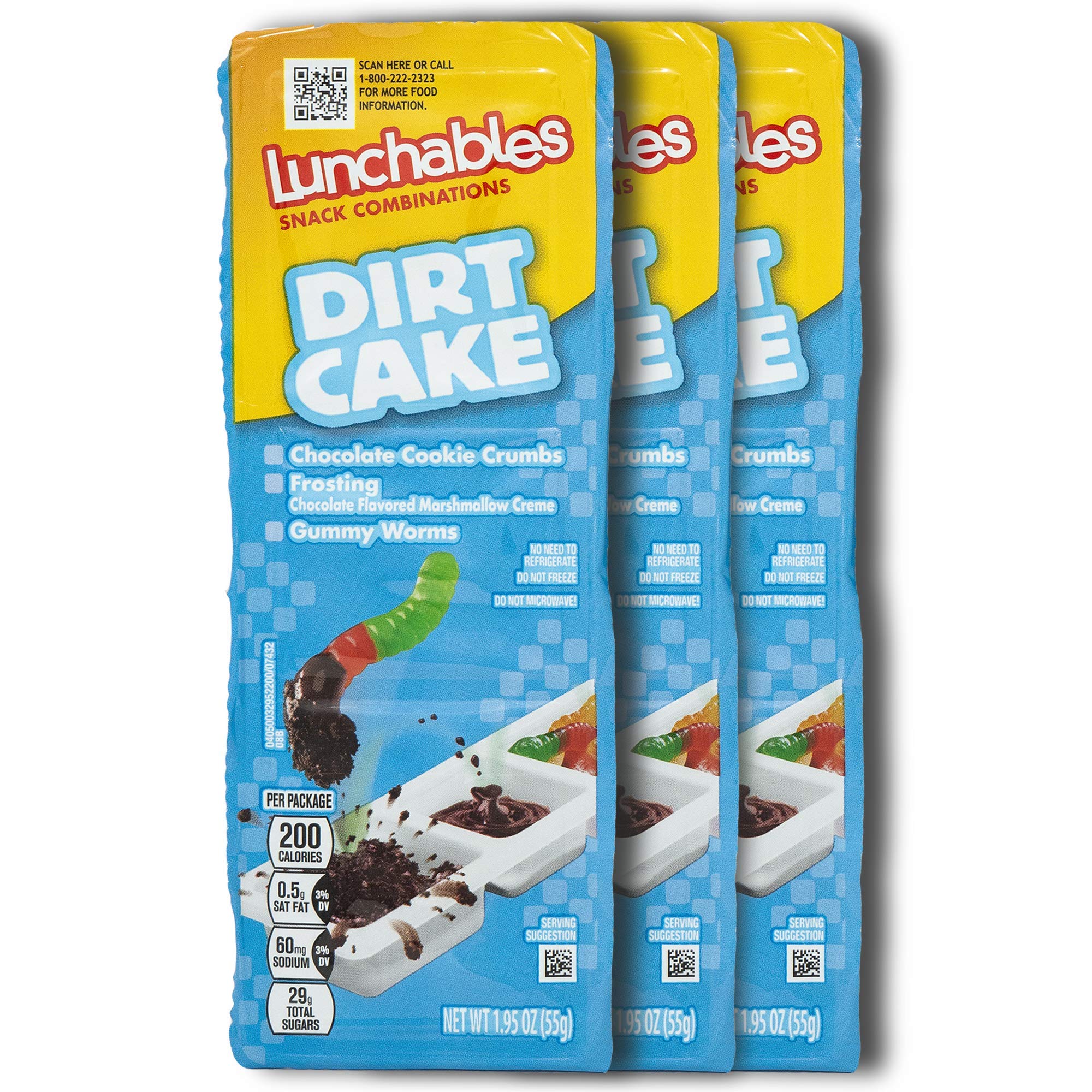 Lunchables Snacks Dirt Cake Dunking Snack Packs 3 Pack Kids ...