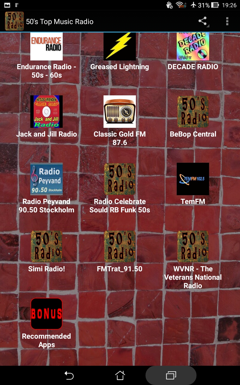 50's Top Music Radio - App on Amazon Appstore
