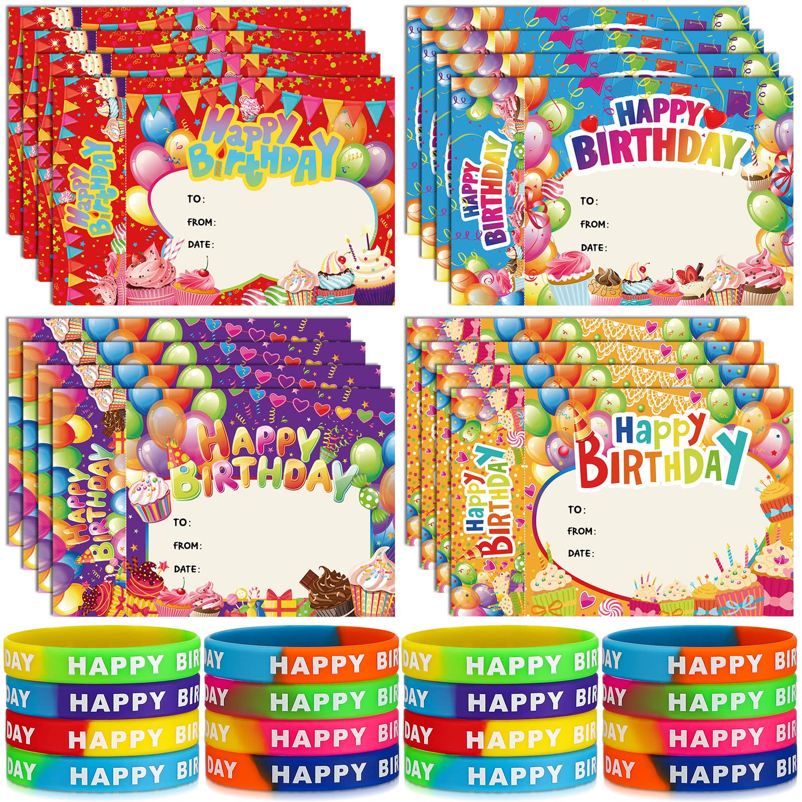 Amazon.com : Junkin 32 Pcs Star Student Certificate Award Wristband ...