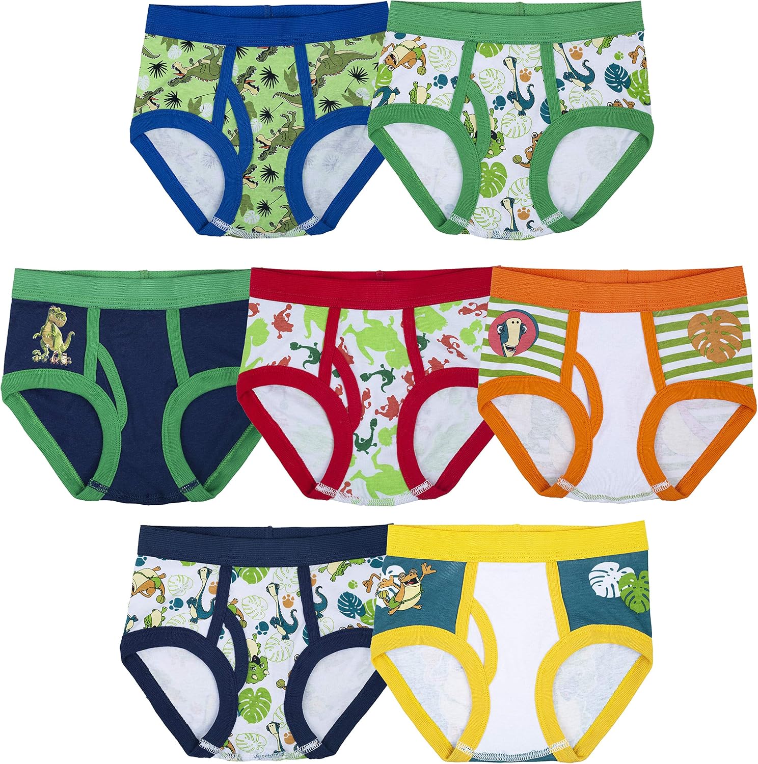 Amazon.com: Giganotosaurus Boys' Toddler 7-Pack of 100% Combed Cotton ...