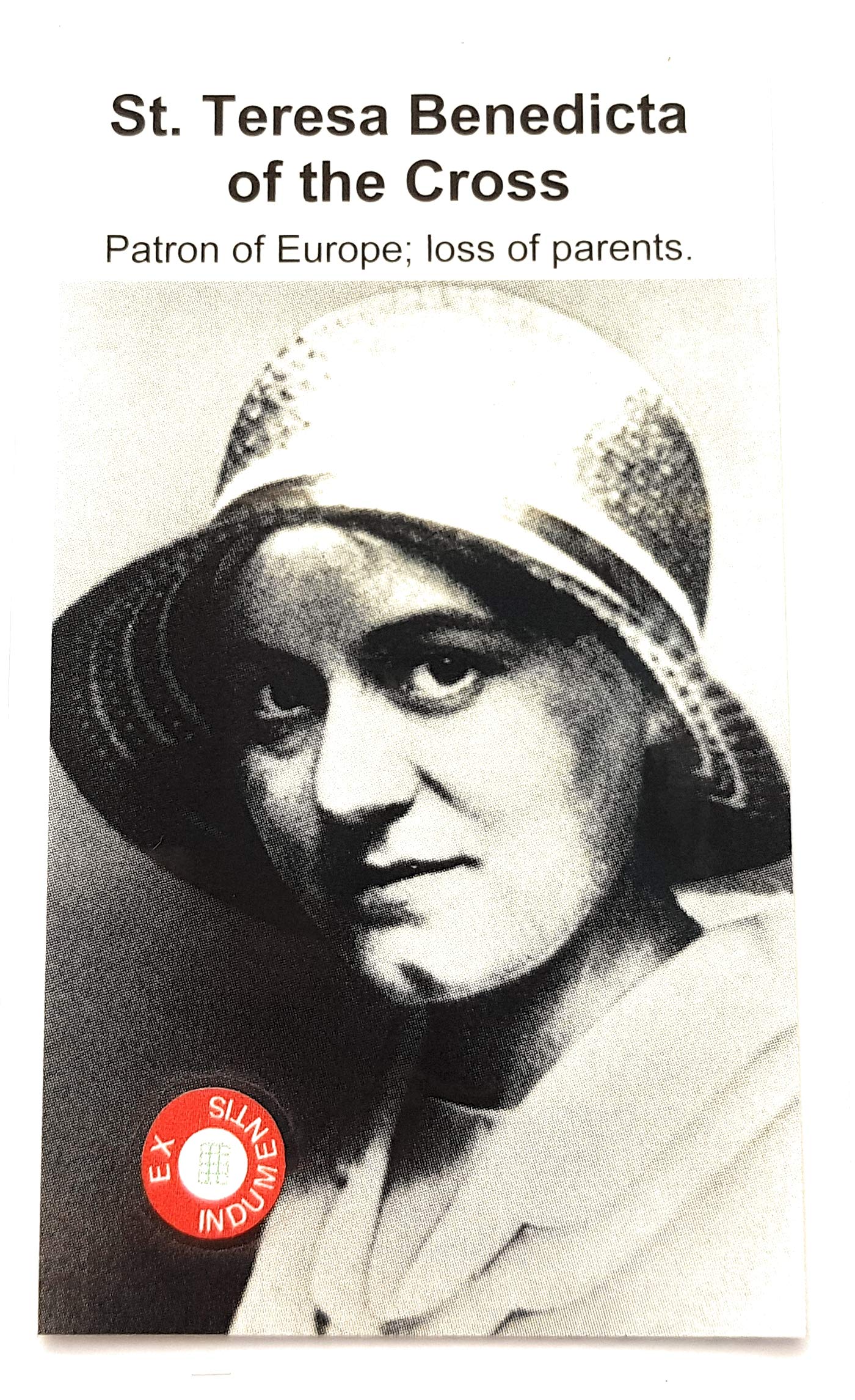 Buy relic card 3rd Class of Edith Stein Teresa Benedicta of The Cross ...