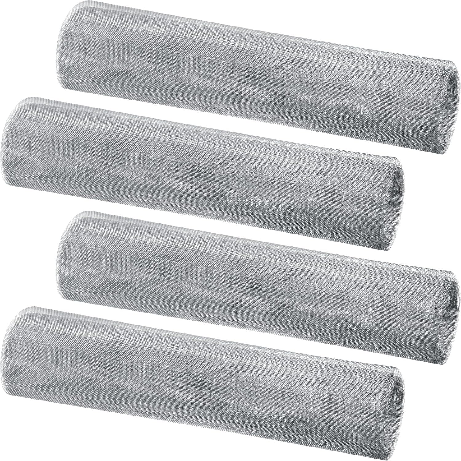 Amazon.com: Tandefio 4 Roll 30 Mesh Stainless Steel Woven Wire Mesh ...