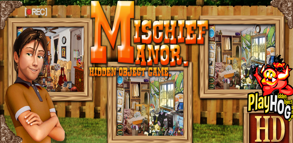 PlayHOG # 30 Hidden Objects Games Free New - Mischief Manor:Amazon.com:Appstore for Android