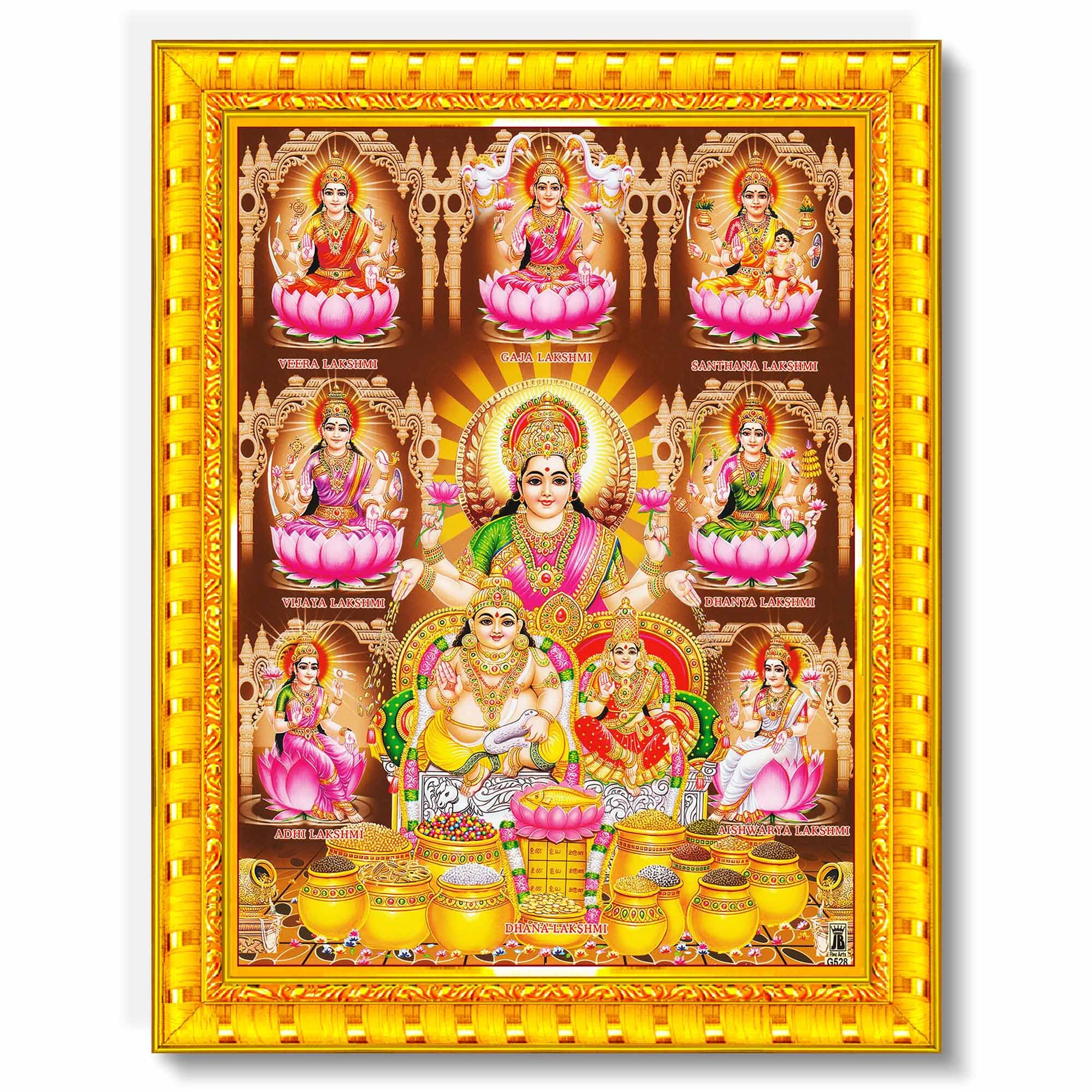 Pavan Photo Laminations Lakshmi Kubera Laxmi Devi Ashtalakshmi Kuber ...