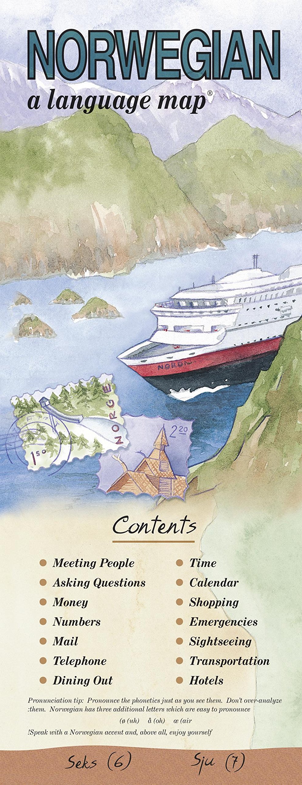 NORWEGIAN a language map®: Kershul, Kristine K.: 9780944502129: Amazon ...