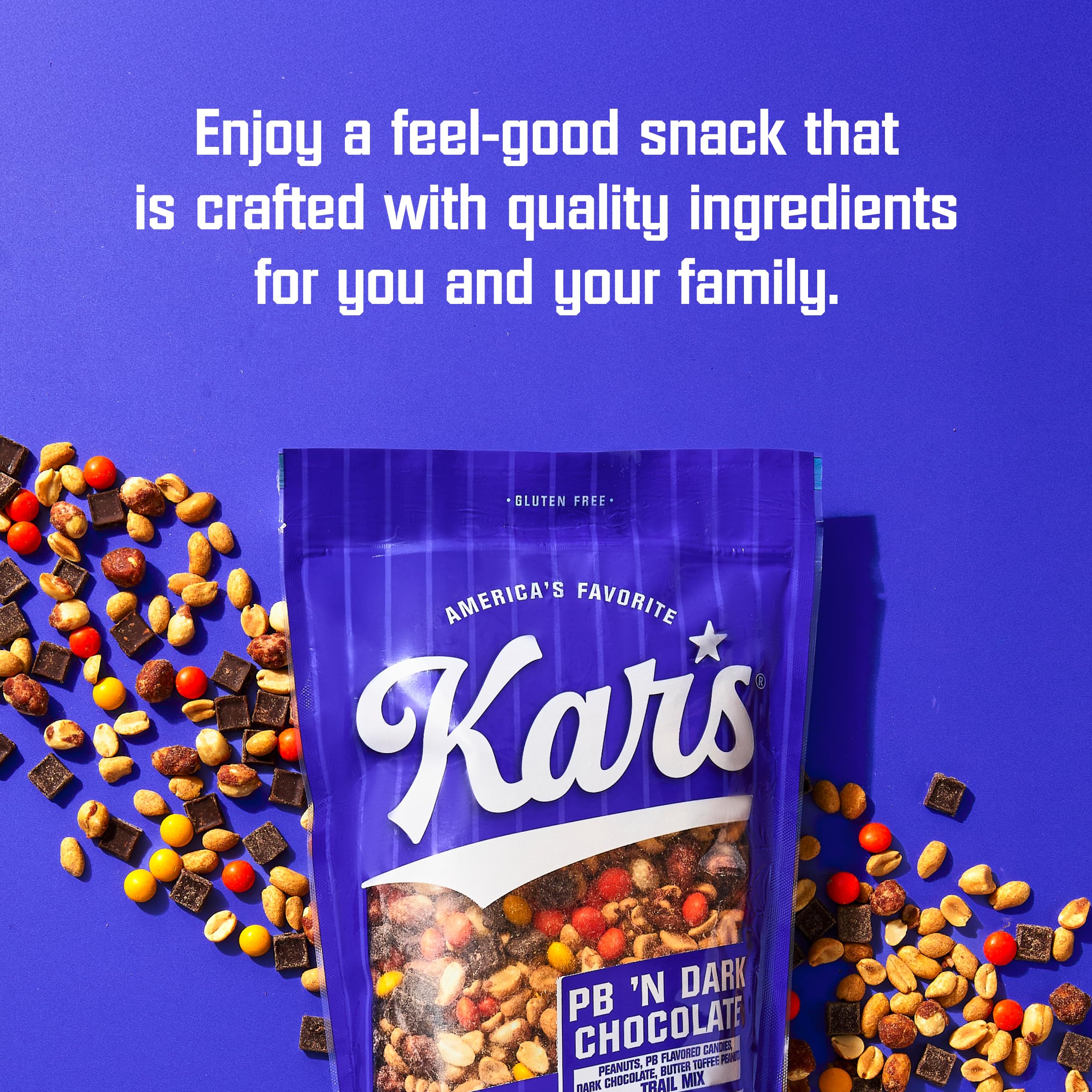 Snapklik.com : Kars Nuts Peanut Butter N Dark Chocolate Trail Mix ...