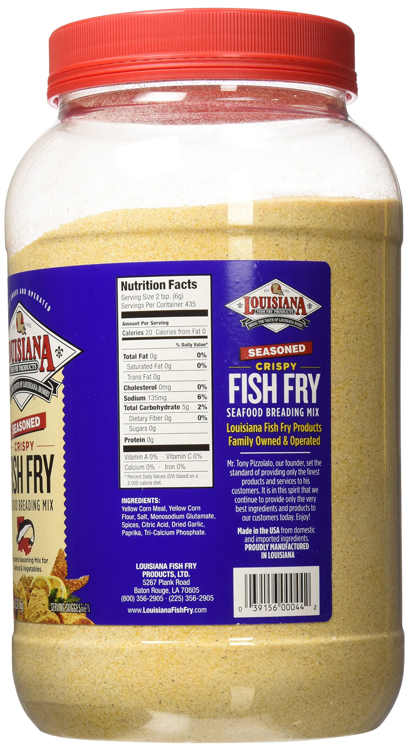 Snapklik.com : Louisiana Fish Fry Gallon Seasoned Crispy Fish Fry ...