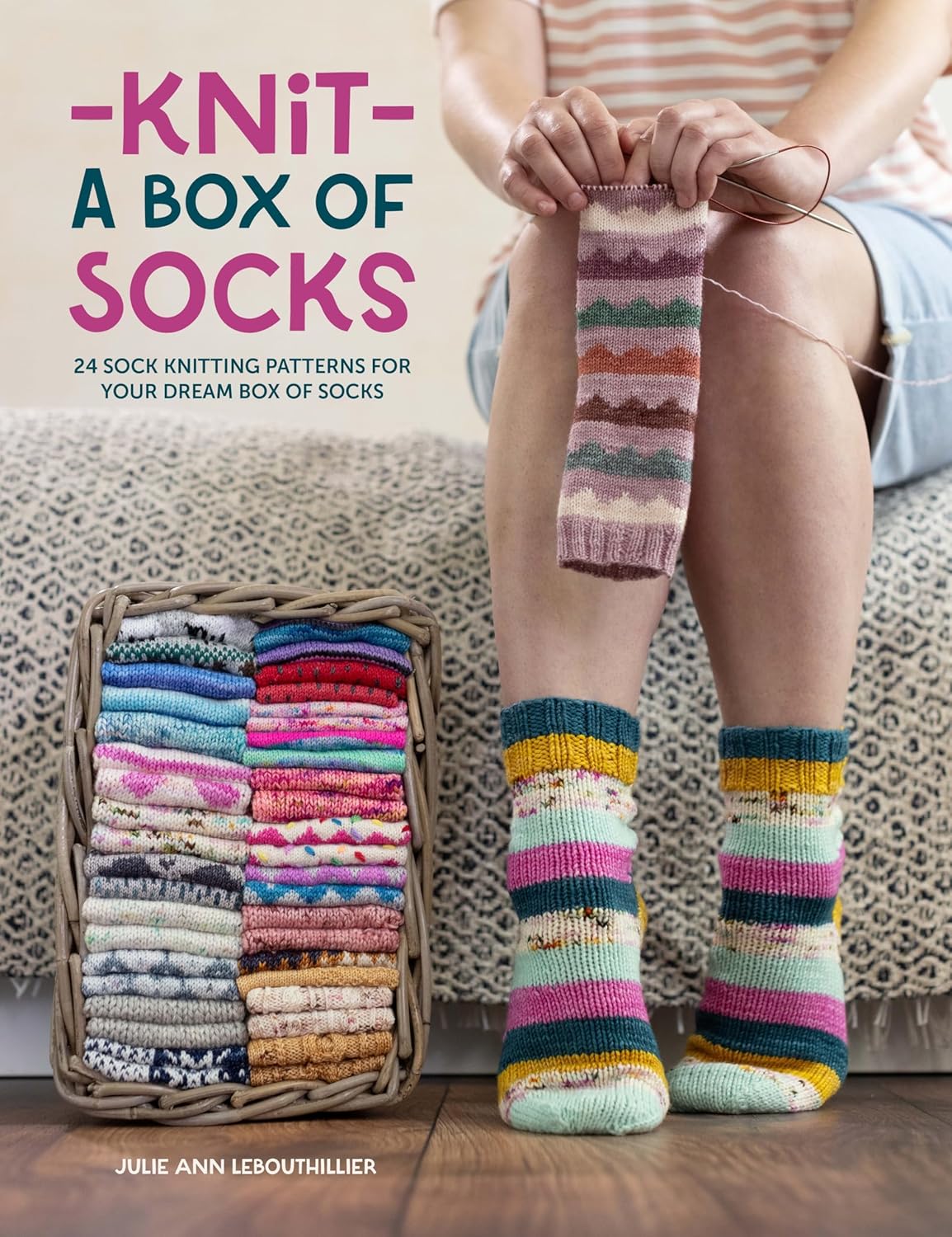 Amazon.co.jp: Knit a Box of Socks: 24 sock knitting patterns for your ...