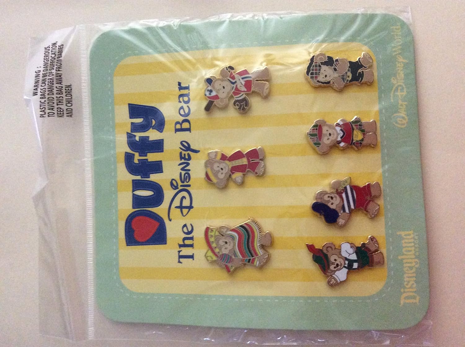 Amazon.com: Duffy The Disney Bear Pin Set : Everything Else
