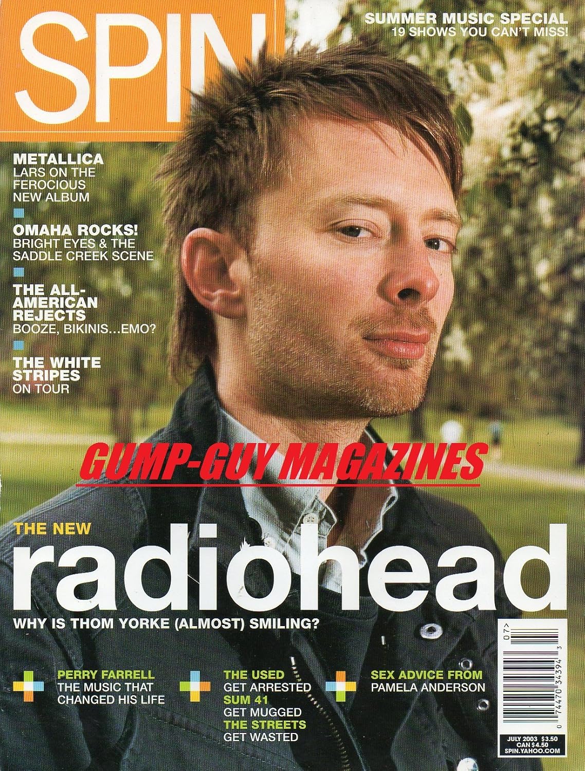 Spin Magazine July 2003 Radiohead: Spin: Amazon.com: Books