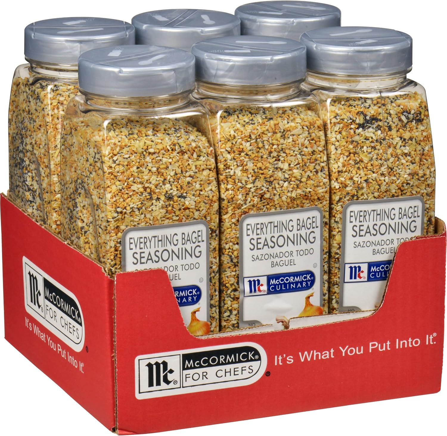 McCormick Culinary Everything Bagel Seasoning, 21 oz (Pack of 6) - Six ...