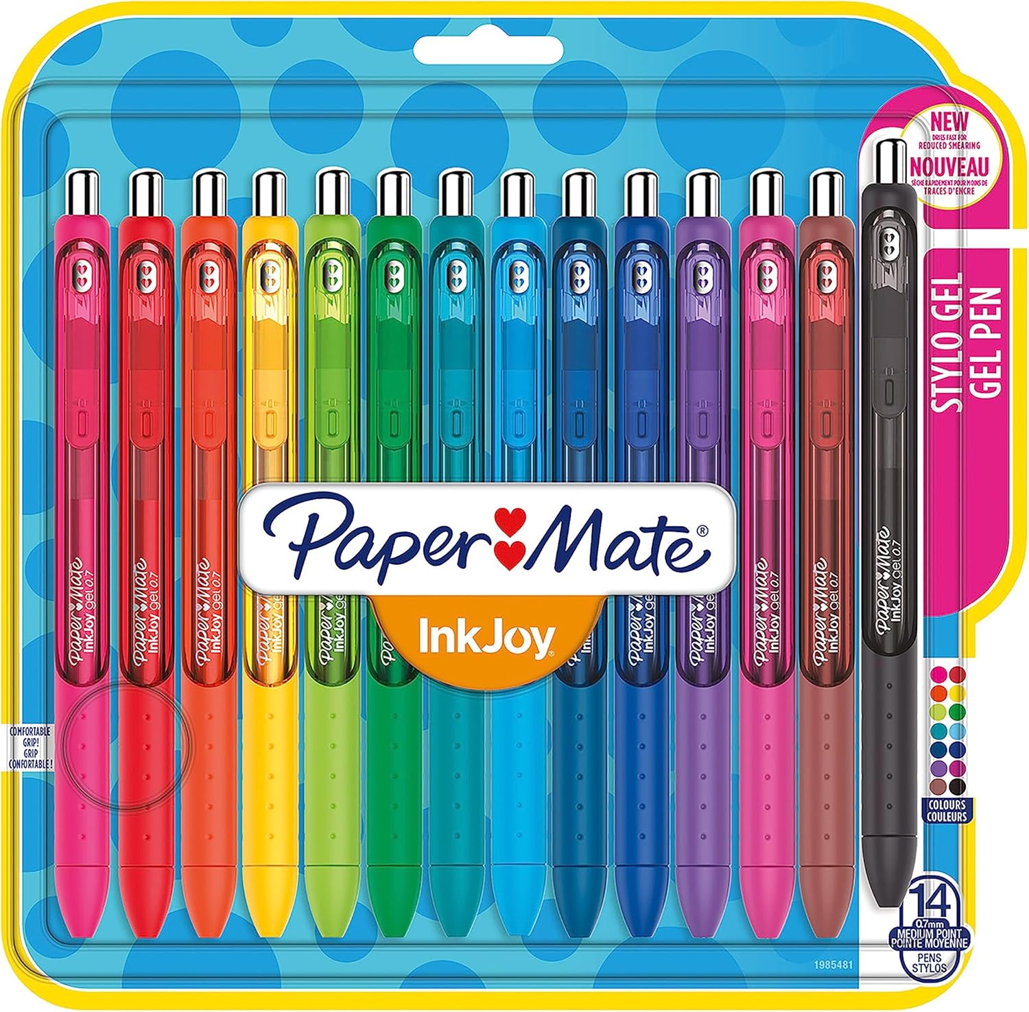 Paper Mate InkJoy Gel Pens | Surtidos Colores | 14 Chile | Ubuy