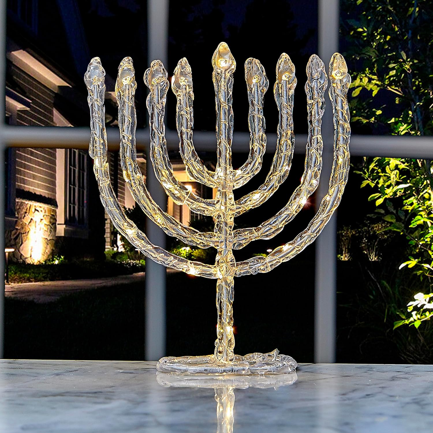 Amazon.com: Rite Lite LED Twinkling Menorah Decoration | Hanukkah Gifts ...