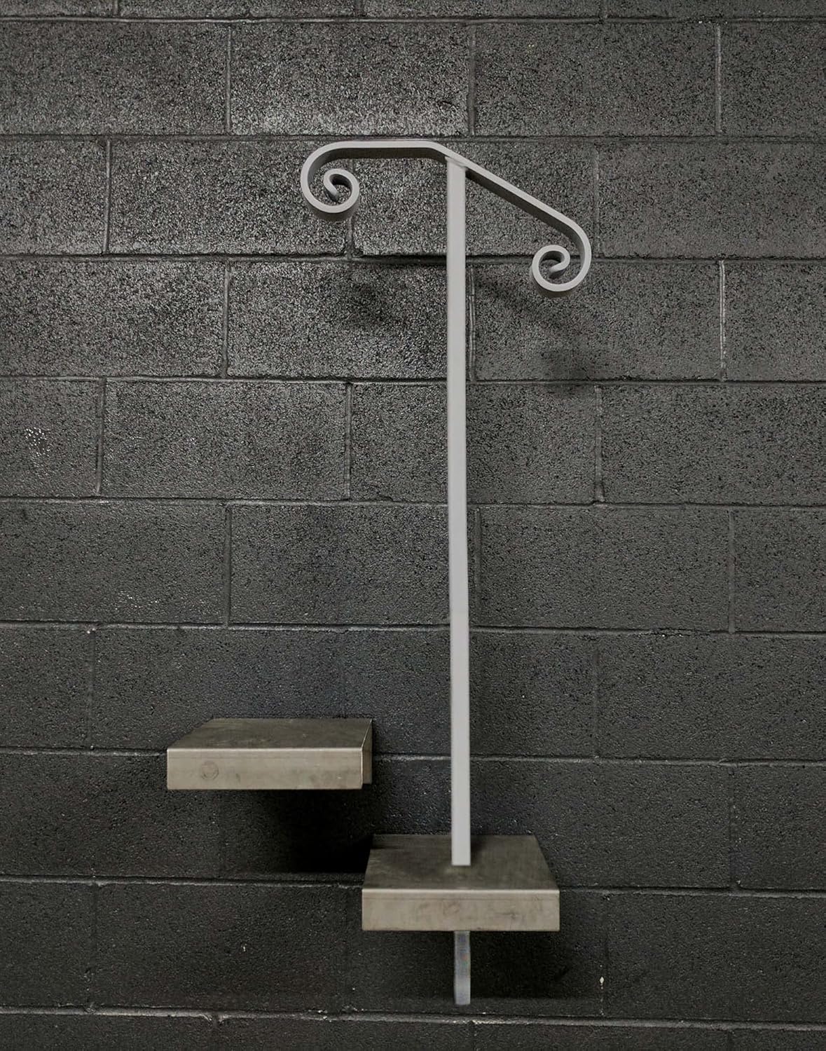 In Ground Single Post Handrail for Cementing into Ground - Amazon.com