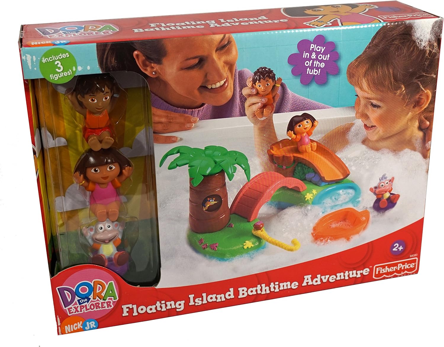 Fisher-Price Dora the Explorer Floating Island Bathtime Adventure ...