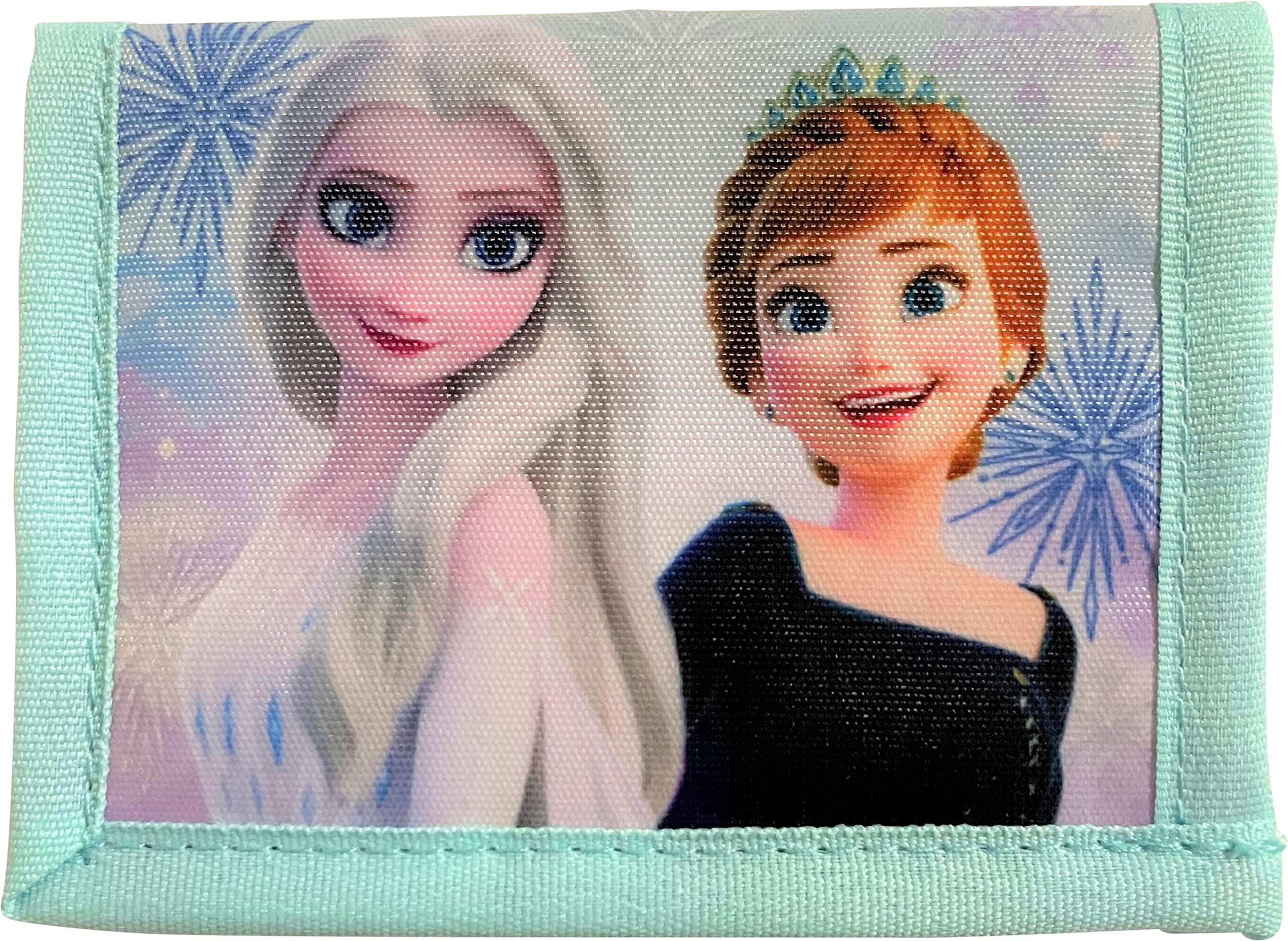 Amazon.com: Disney Frozen Elsa and Anna Tri Fold Kids Wallet Hot Pink ...