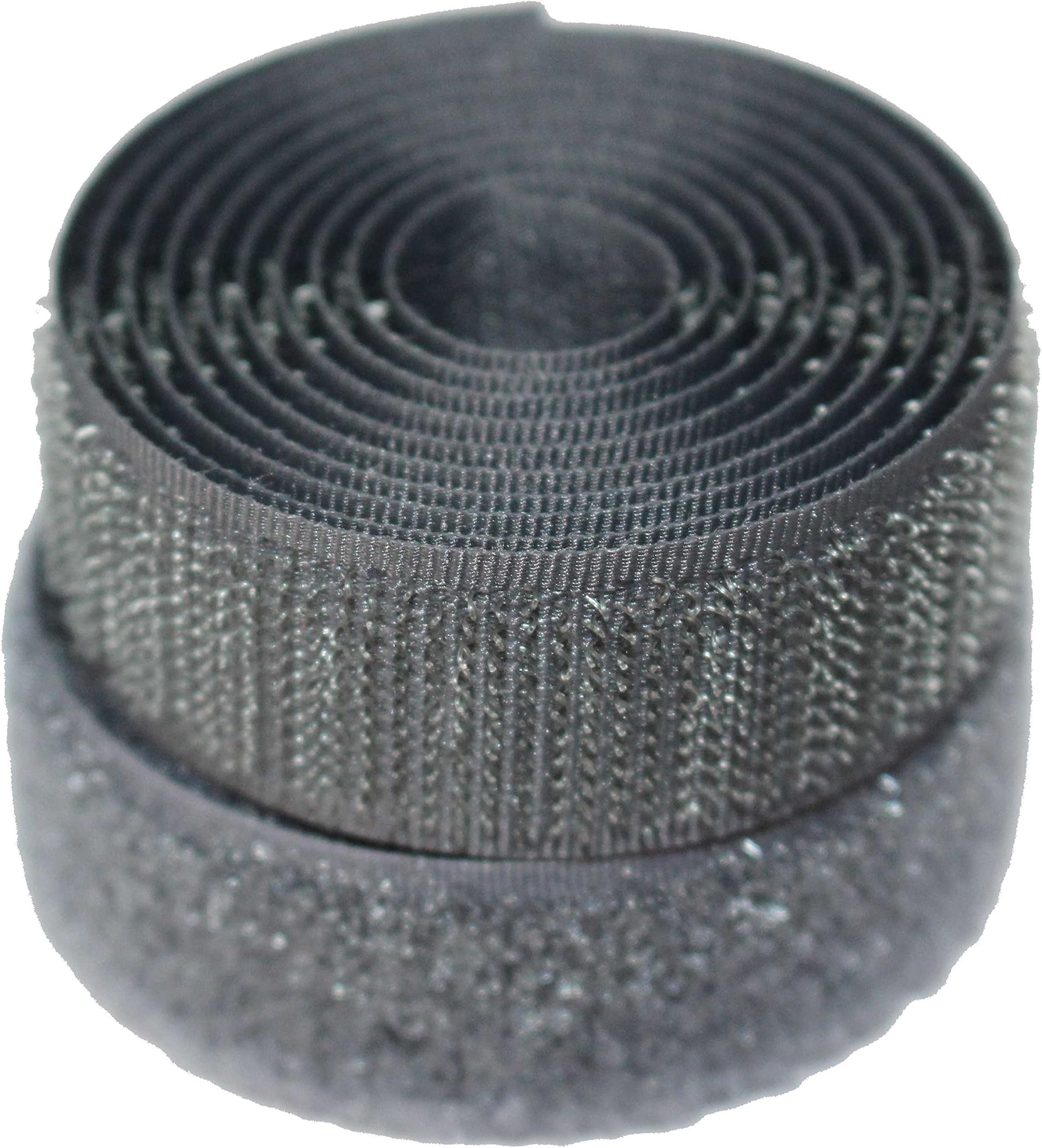 Grey 50mm Sew-on Hook & Loop Tape Alfatex® Brand supplied by the Velcro ...