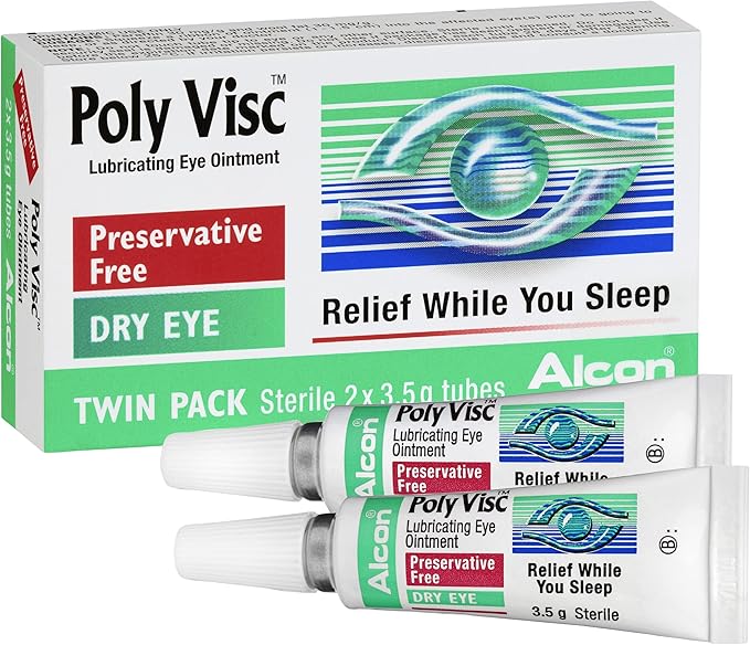 Polyvisc Eye 3.5g x2 Eye Ointment : Amazon.com.au: Health, Household ...