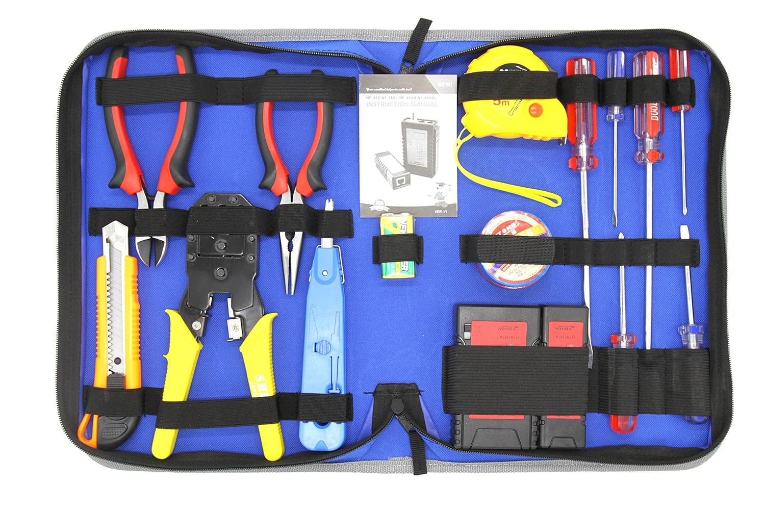 Noyafa NF-1506 Network Installation Tool Kit - Includes LAN Tester ...
