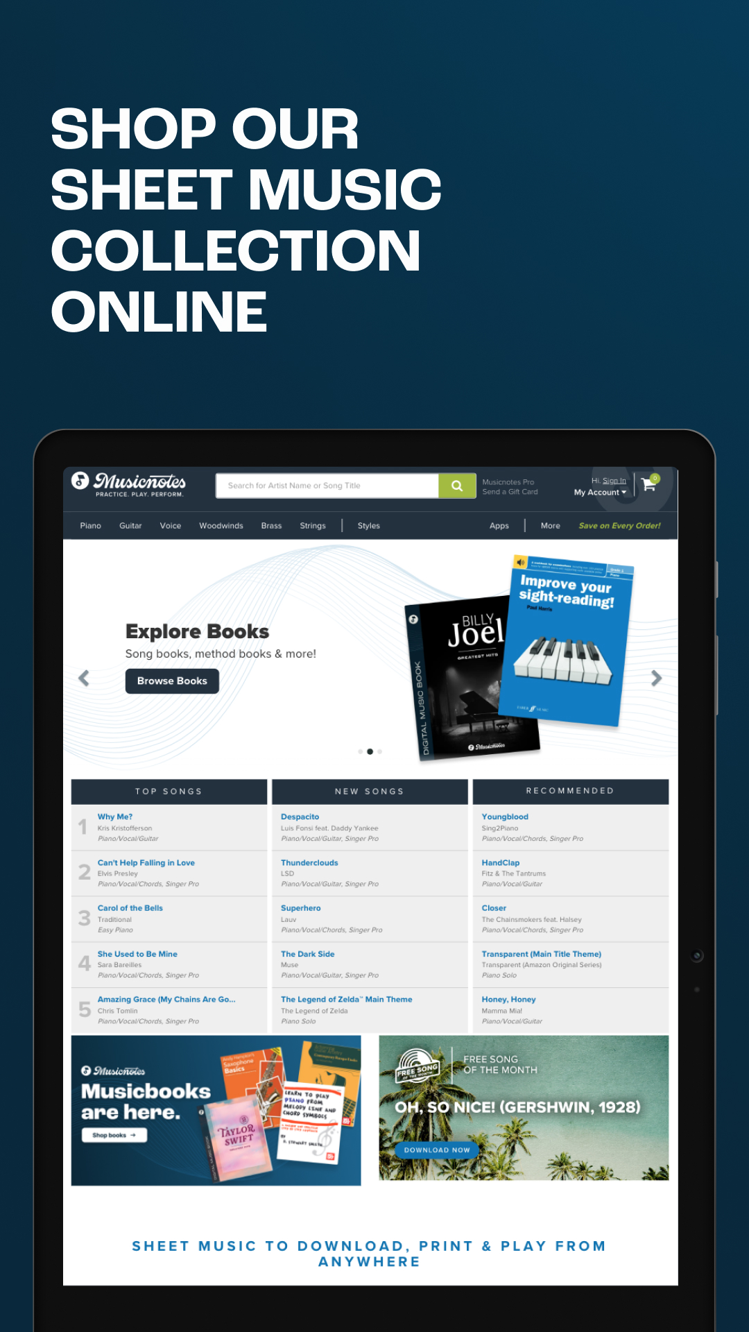 Musicnotes Sheet Music Digital Player - App on Amazon Appstore