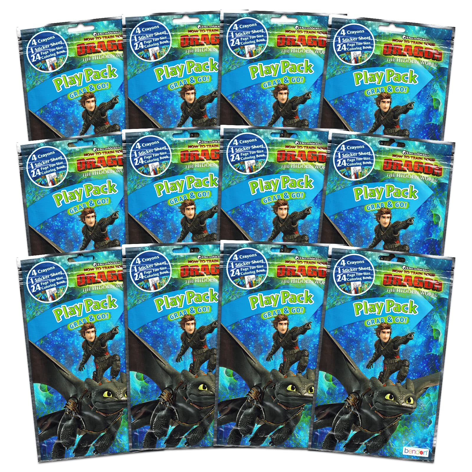Buy HTTYD How to Train Your Dragon Ultimate Party Favors Packs -- 12 ...