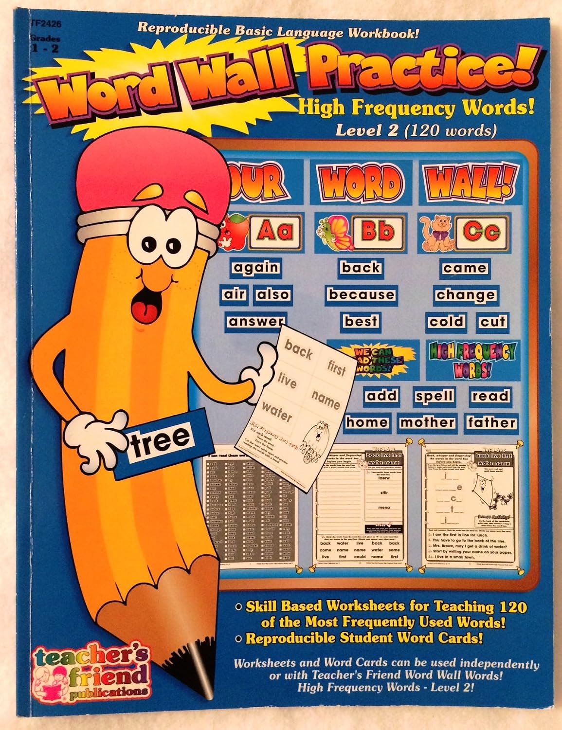 Word Wall Workbook - High Frequency Words Level 2!: Skill Based ...
