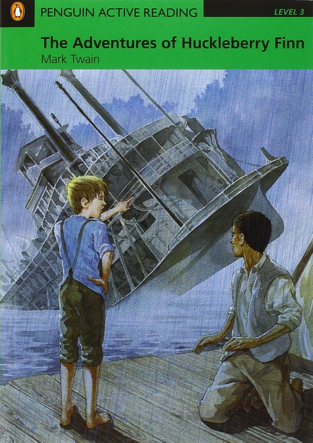 Amazon.com: Adventures of Huckleberry Finn, The, Level 3, Penguin ...