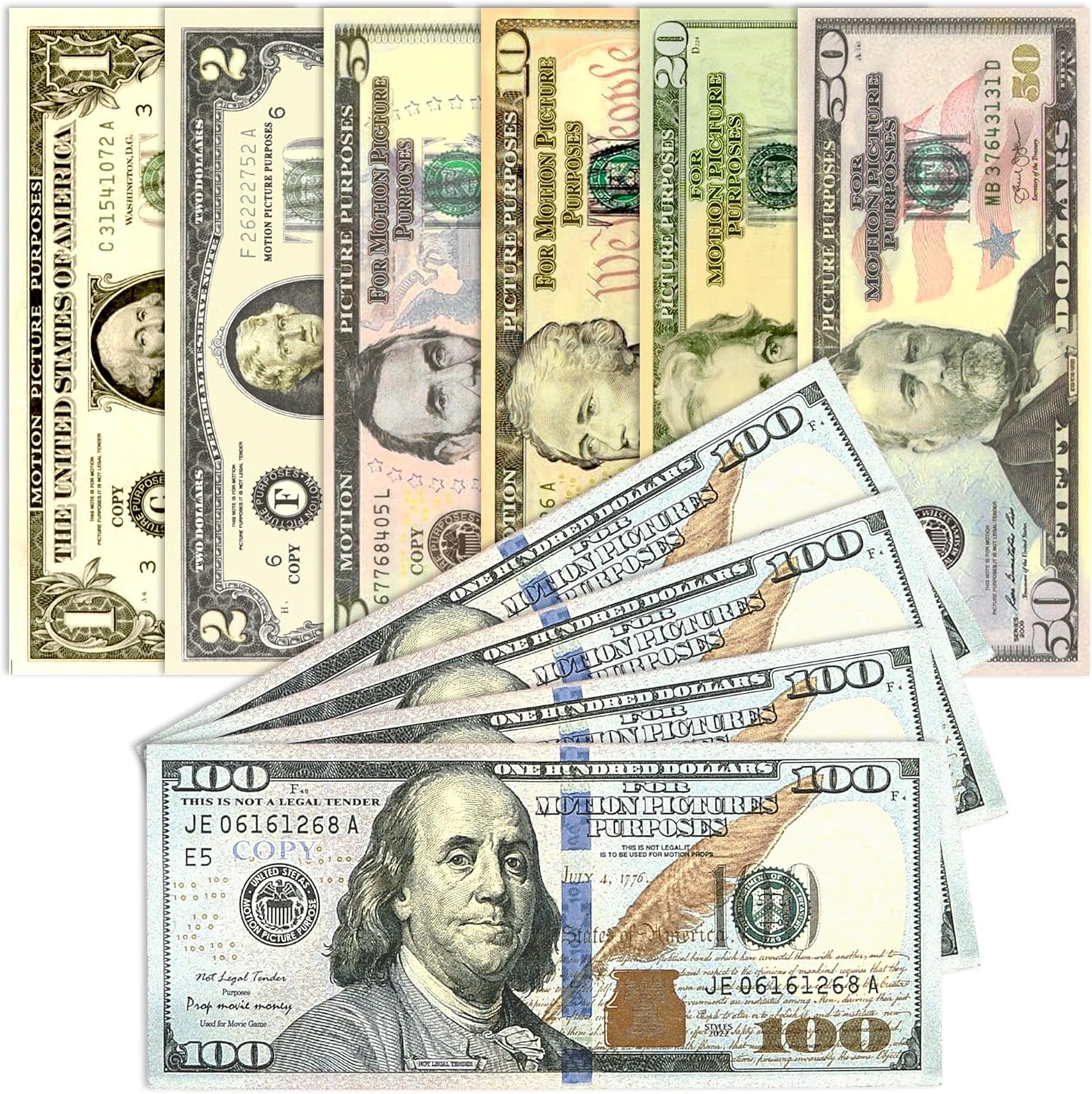 Amazon.com : 70Pcs Prop Money, Play Money Number Learning Education ...