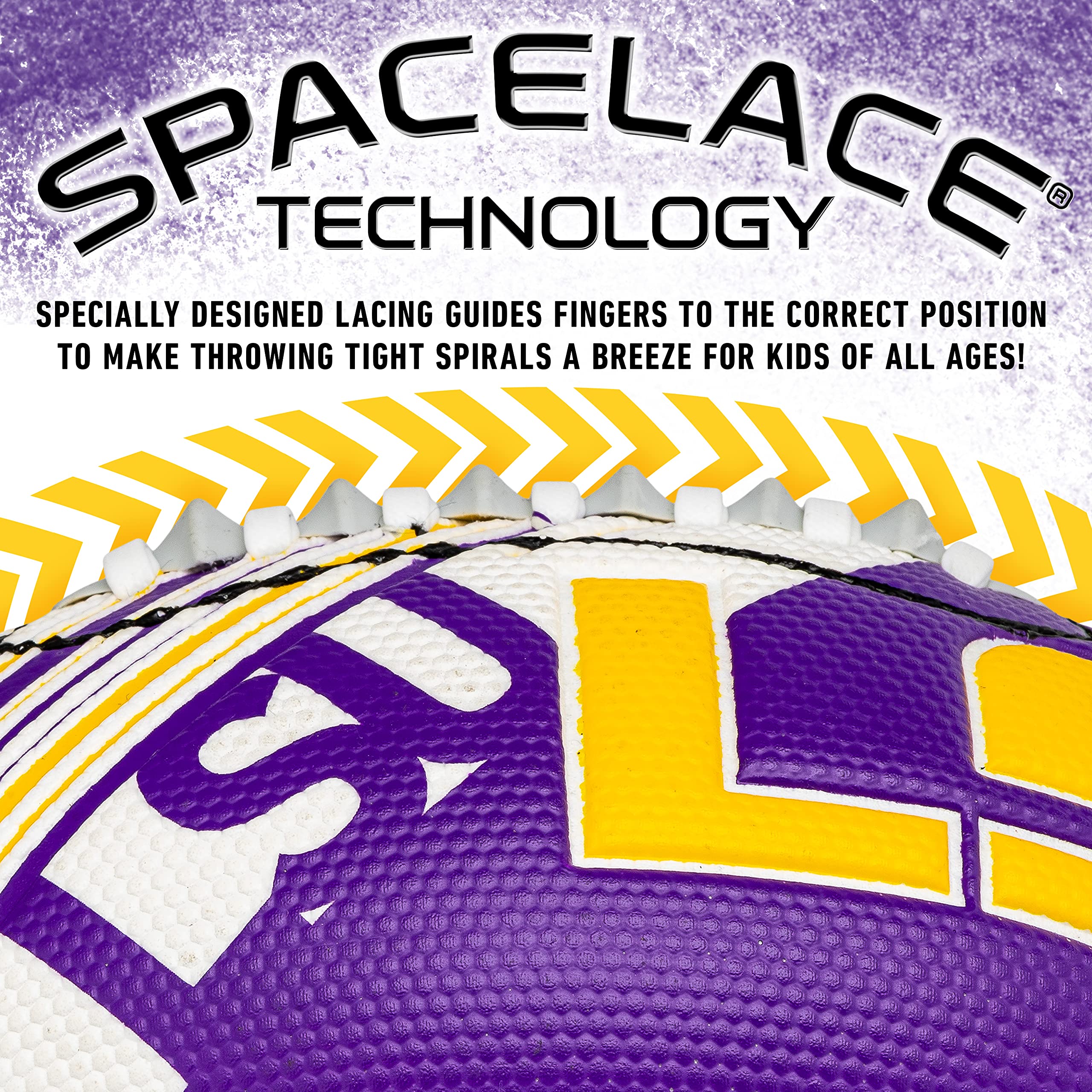 Snapklik.com : LSU Tigers Foam Football - Youth Mini Football For Kids ...