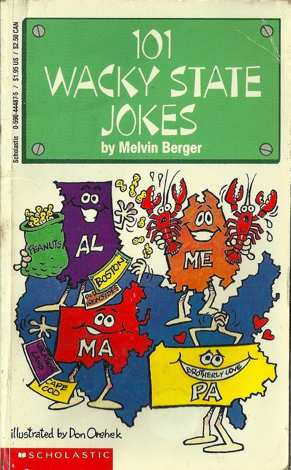 101 Wacky State Jokes: Berger, Melvin, Orehek, Don: 9780590444873 ...