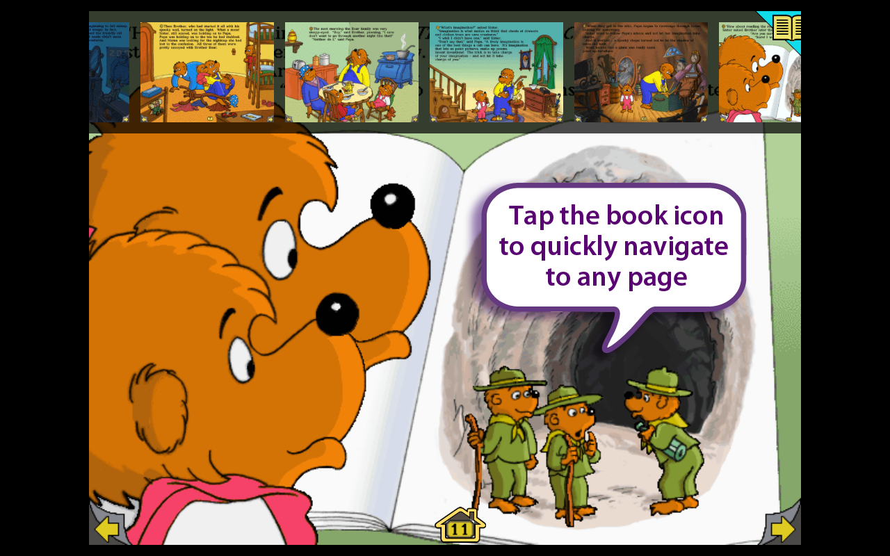 Aplicación Berenstain Bears In The Dark - interactive storybook en ...