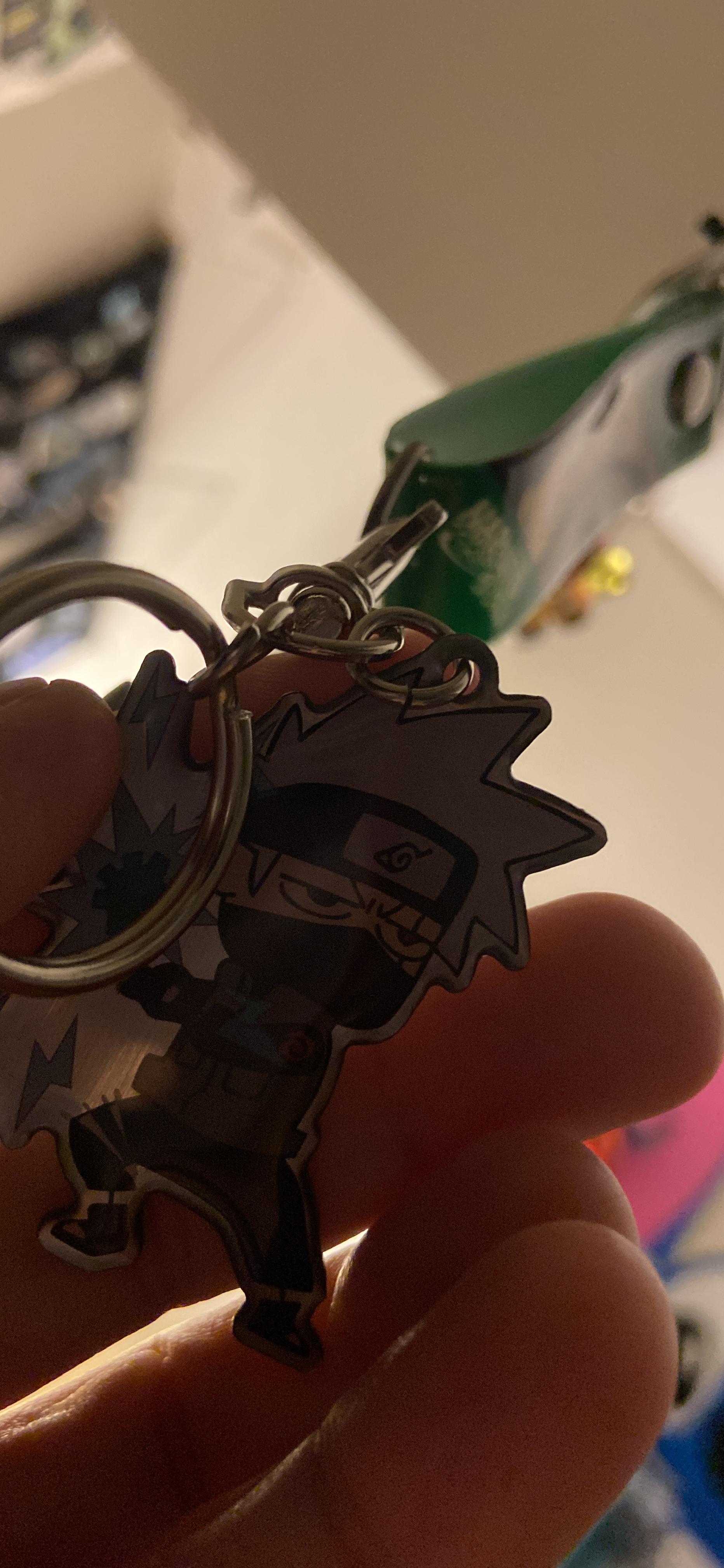 Amazon.com: Naruto Shippuden - Kakashi Metal Keychain : Clothing, Shoes ...