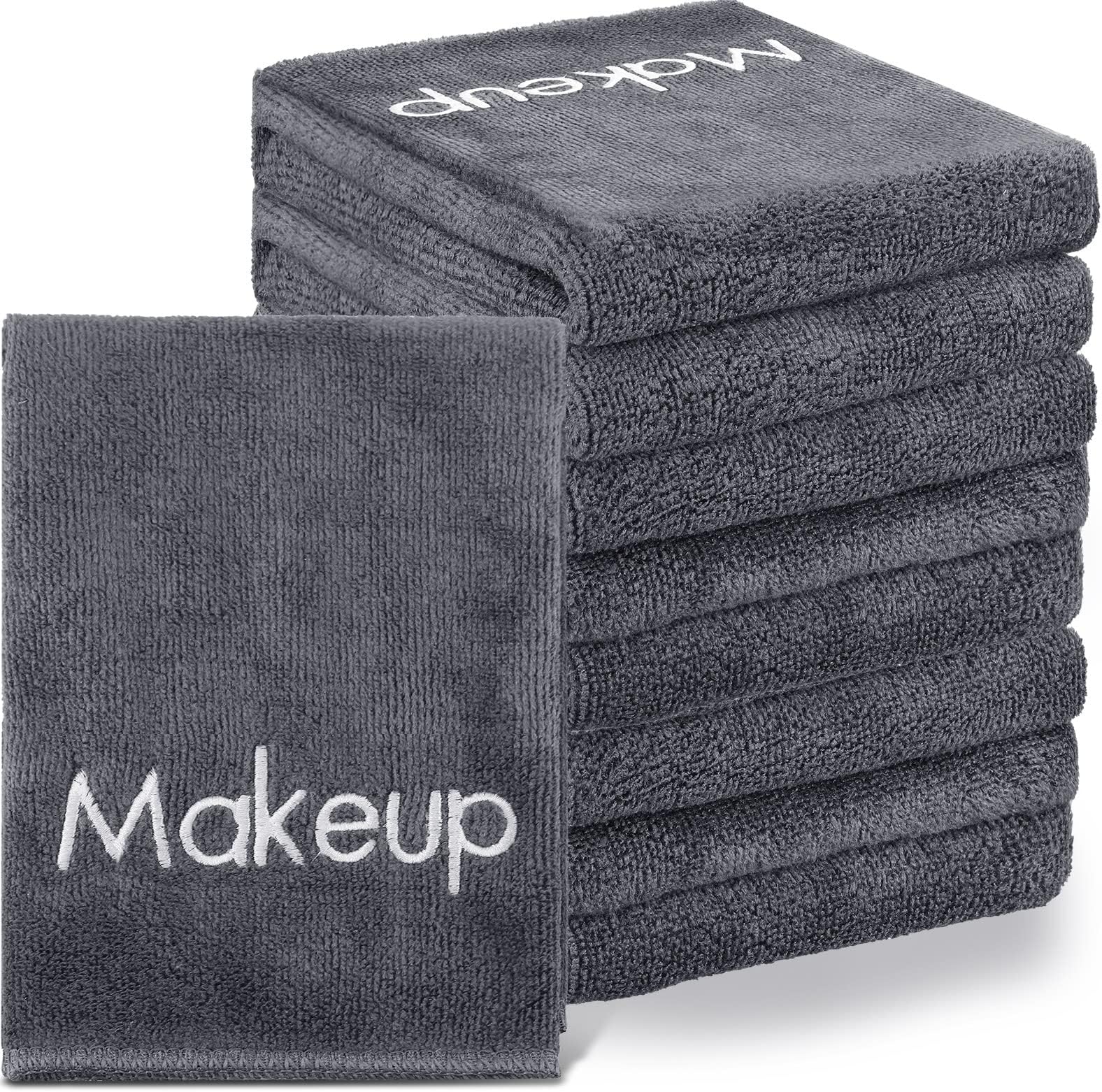 Amazon.com: Syhood 6 Pieces Face Wash Cloth 12 x 12 in Makeup Remover ...