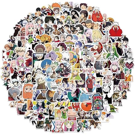 Amazon.com: Anime Stickers Mixed Pack,600Pcs Mixed with Classic Anime ...