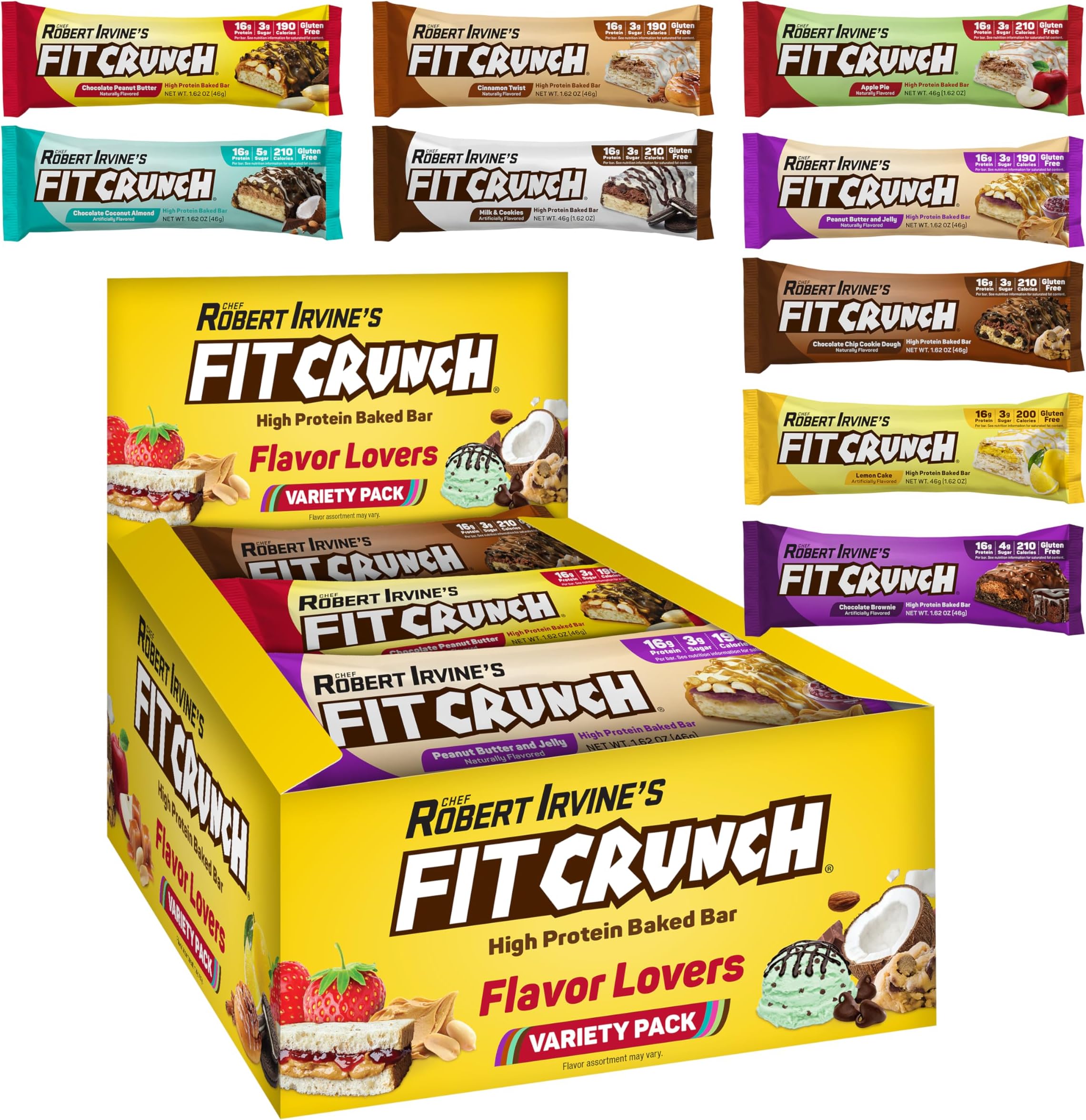 Amazon.com : Built Puff Protein Variety Pack, High Protein Bars ...