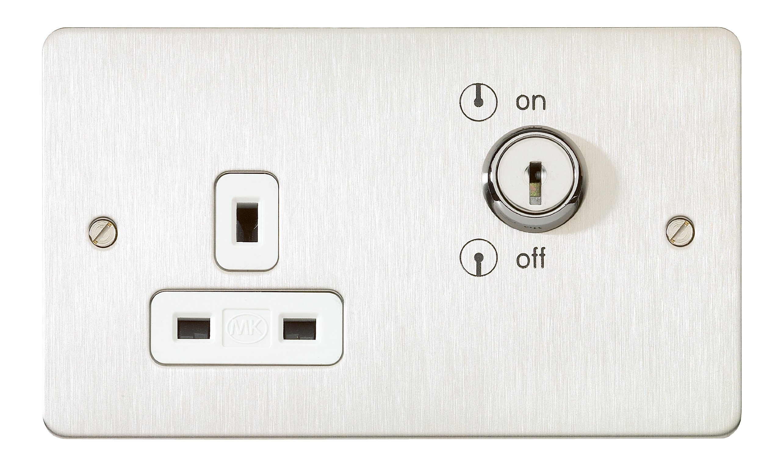 Mk Edge K14355bssw 13a 1 Gang Lockable Double Pole Switch | Desertcart ...