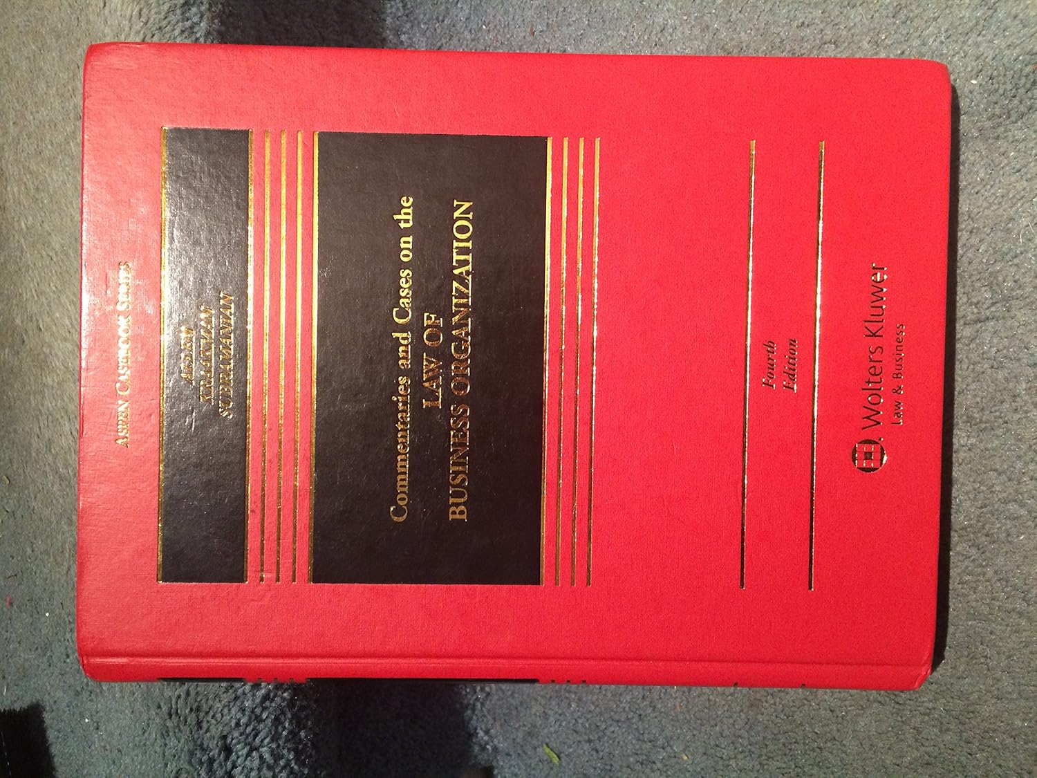 Amazon.com: Commentaries and Cases on the Law of Business Organization ...