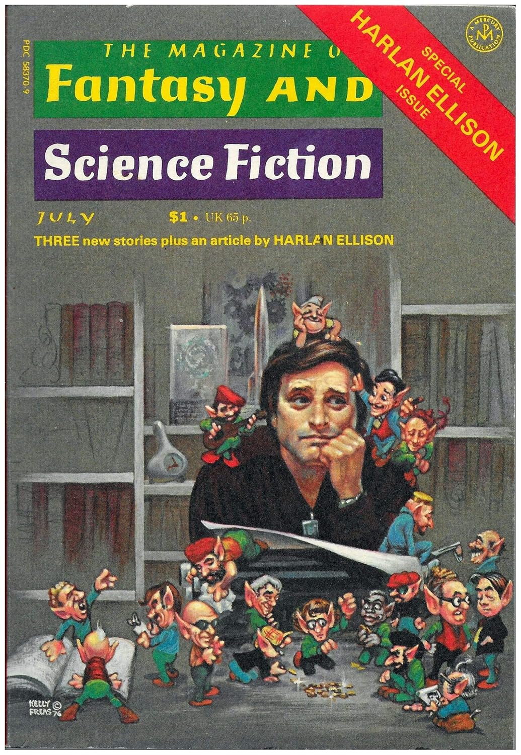 "Special Harlan Ellison Issue" of The Magazine of Fantasy and Science ...