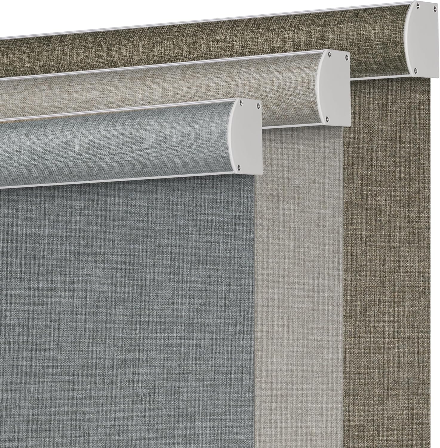 Amazon.com: BERISSA Blackout Roller Shades for Windows, Cordless Roller ...