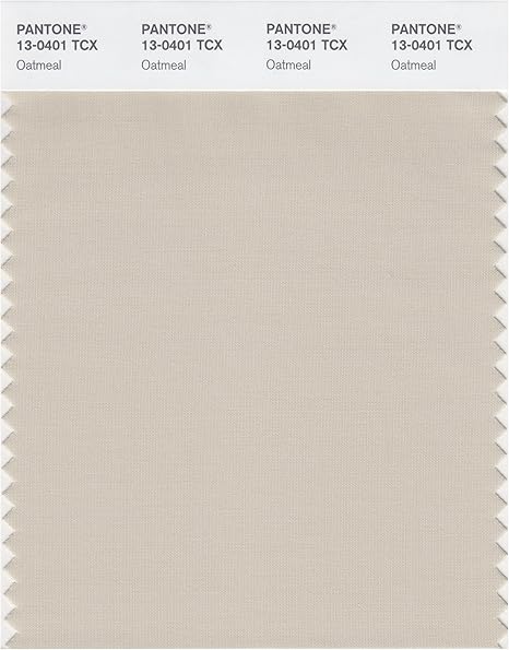PANTONE Smart 13-0401X Color Swatch Card, Oatmeal - House Paint ...
