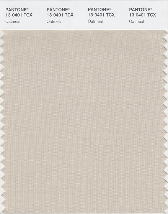 PANTONE Smart 13-0401X Color Swatch Card, Oatmeal - House Paint ...