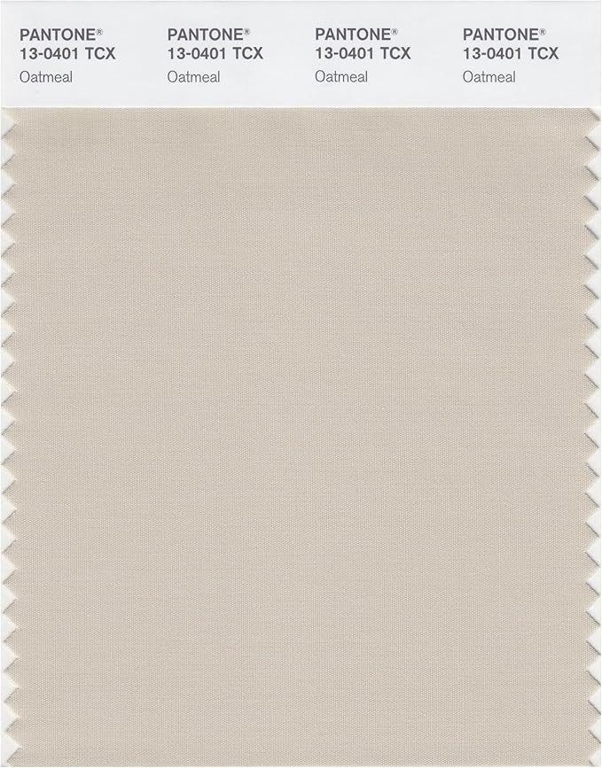 PANTONE Smart 13-0401X Color Swatch Card, Oatmeal - House Paint ...