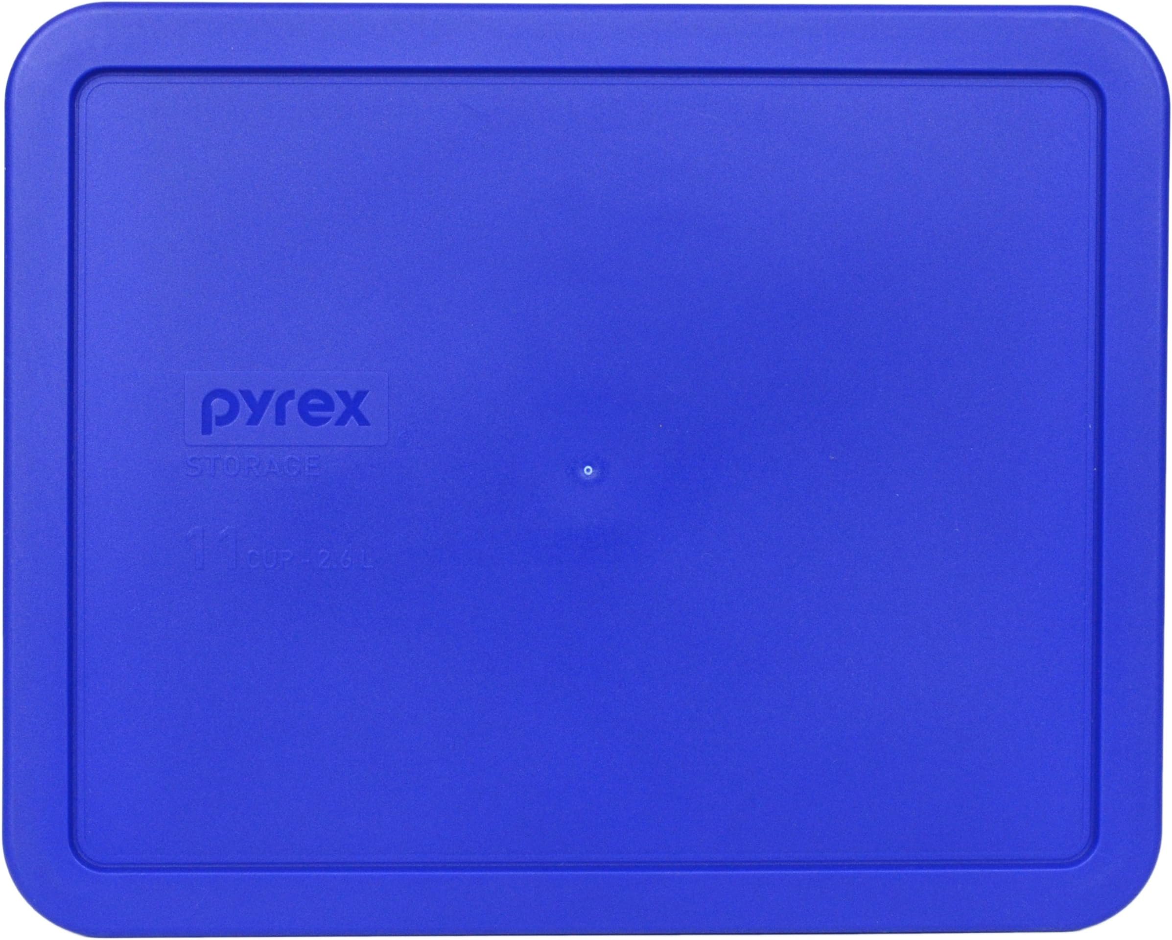 Amazon.com: Pyrex Blue 6-cup RECTANGULAR Plastic Cover 7211-PC, 2 pack ...