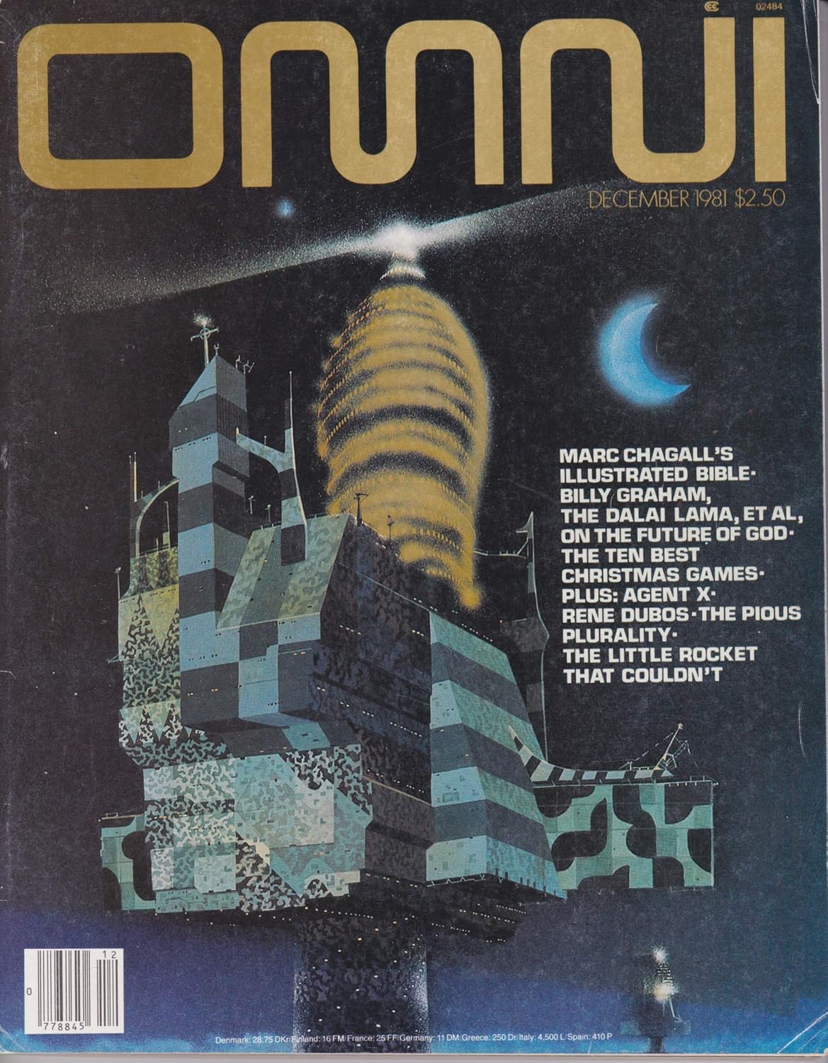 Omni Magazine December 1981 (Featuring Mark Chagall's Illustrated Bible ...